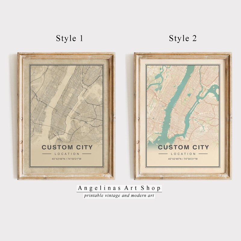 City Maps - Etsy