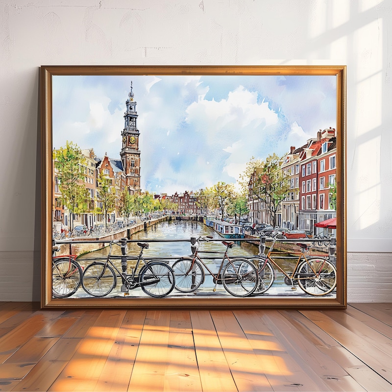 Amsterdam Bike Prints - Etsy