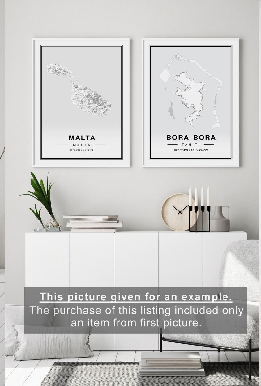 Long Beach Island Map - Etsy