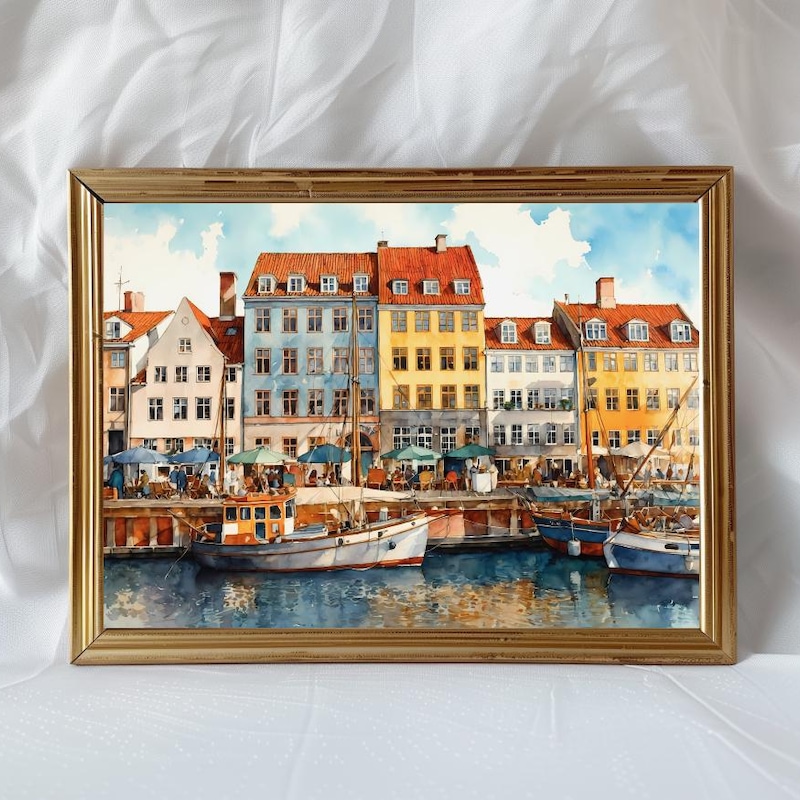 Copenhagen Painting - Etsy