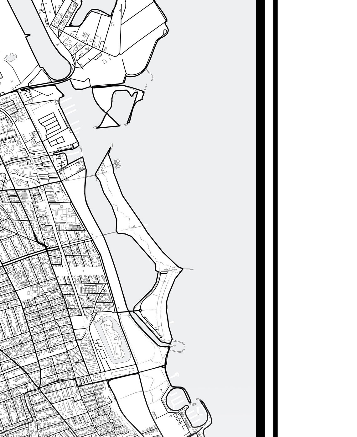 Copenhagen Map Kobenhavn Map - Etsy