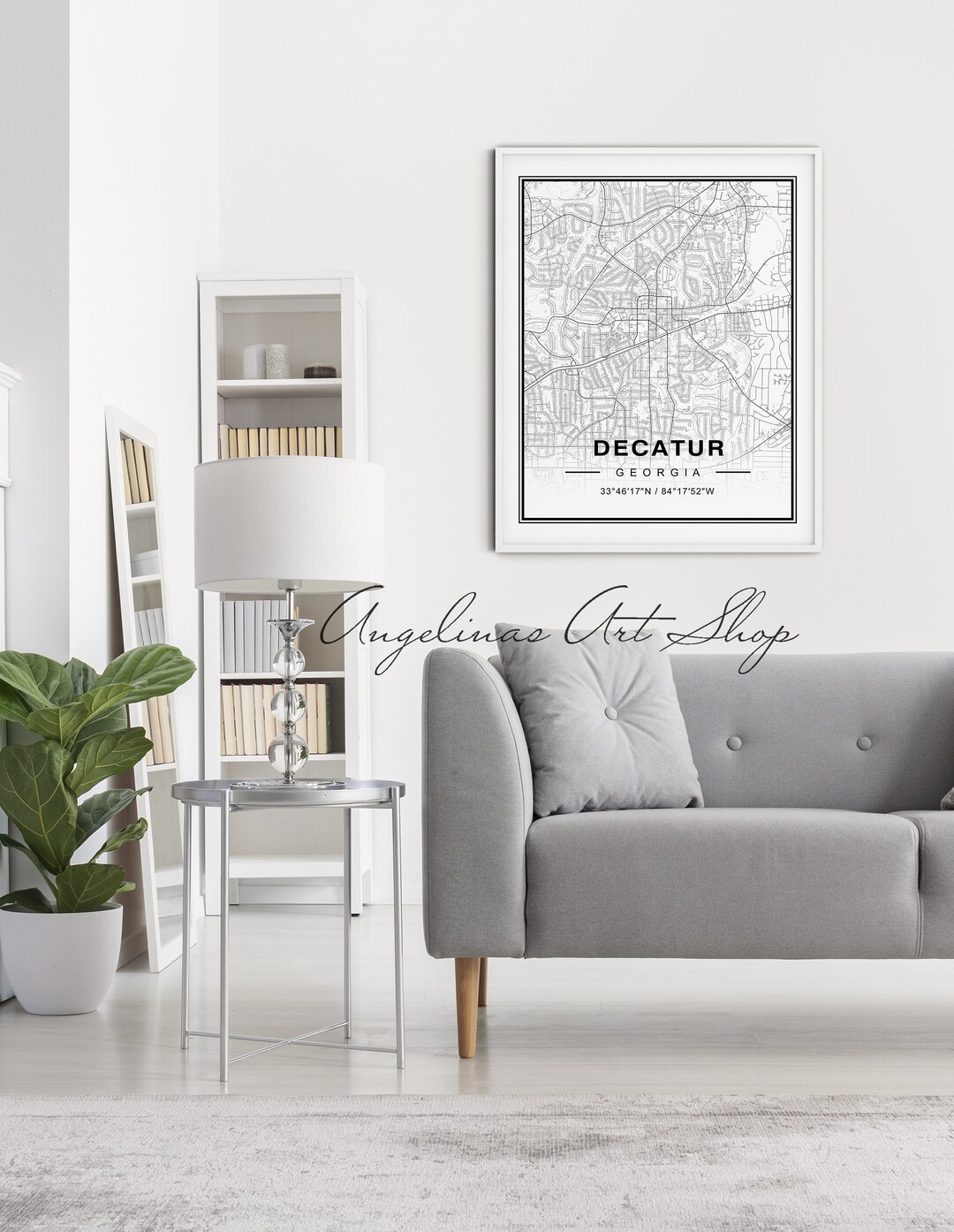Decatur Georgia Map - Etsy