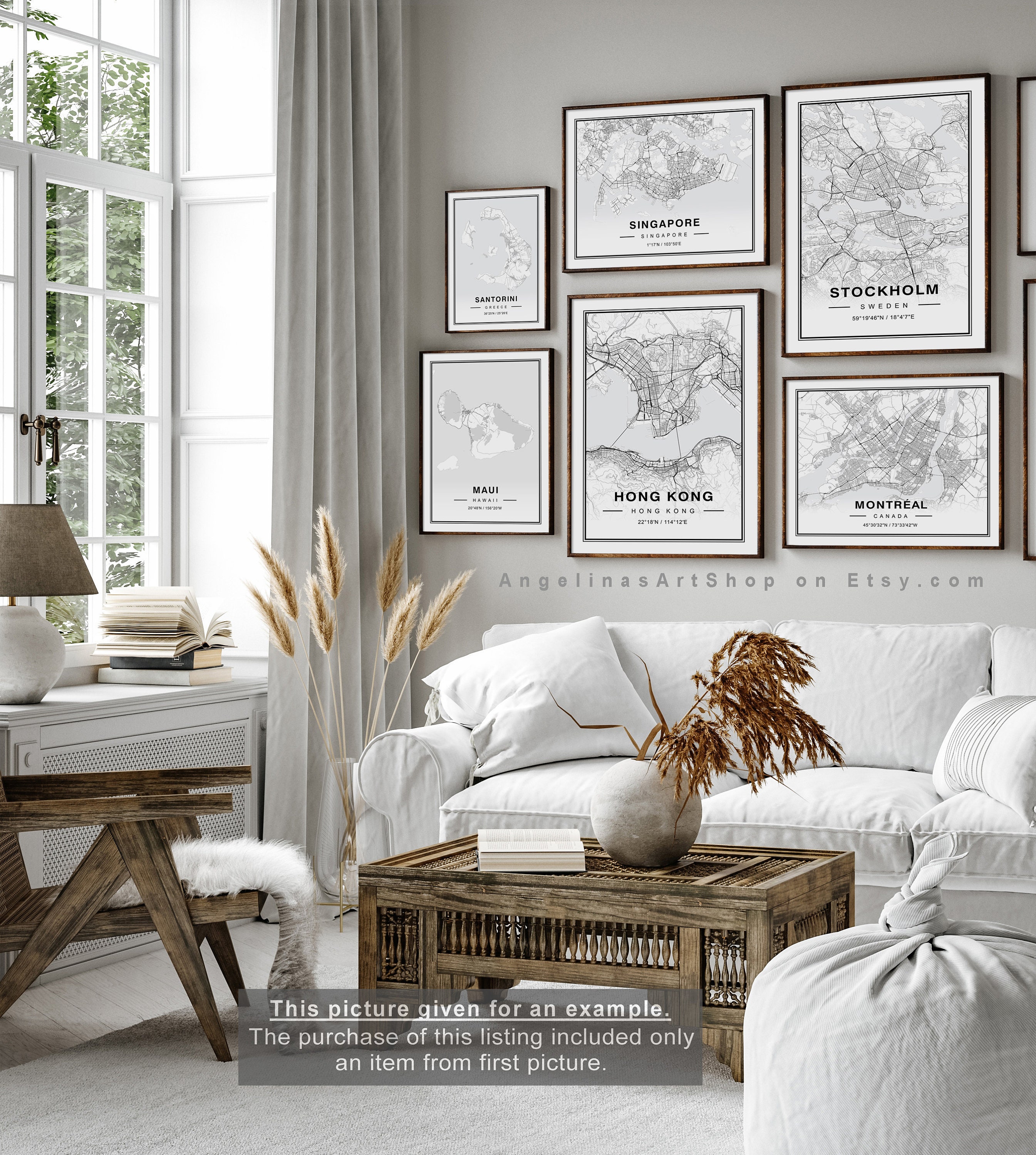 Washington DC Map Inkjet Printing on Epson Original Paper - Etsy