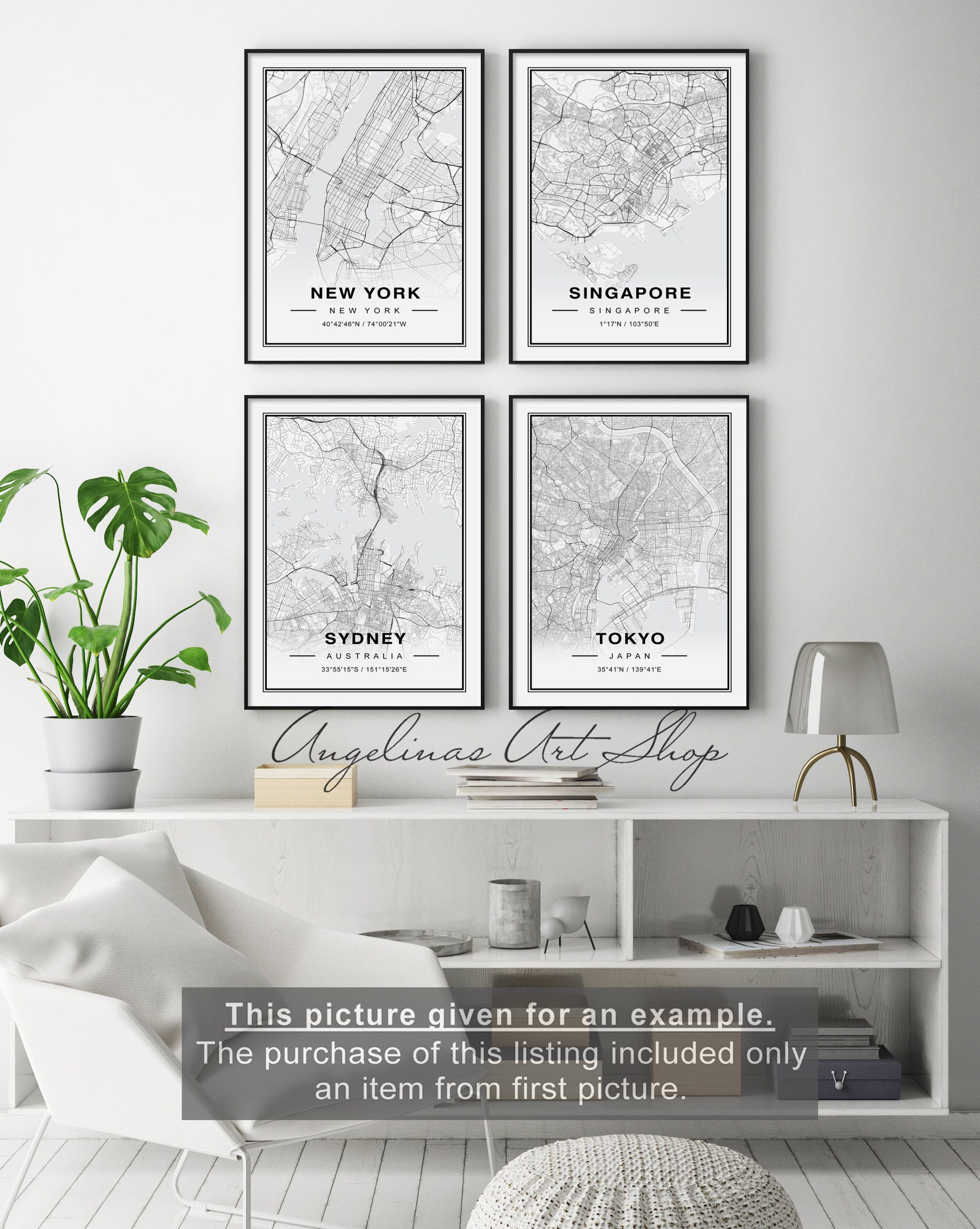 Long Beach Island Map - Etsy