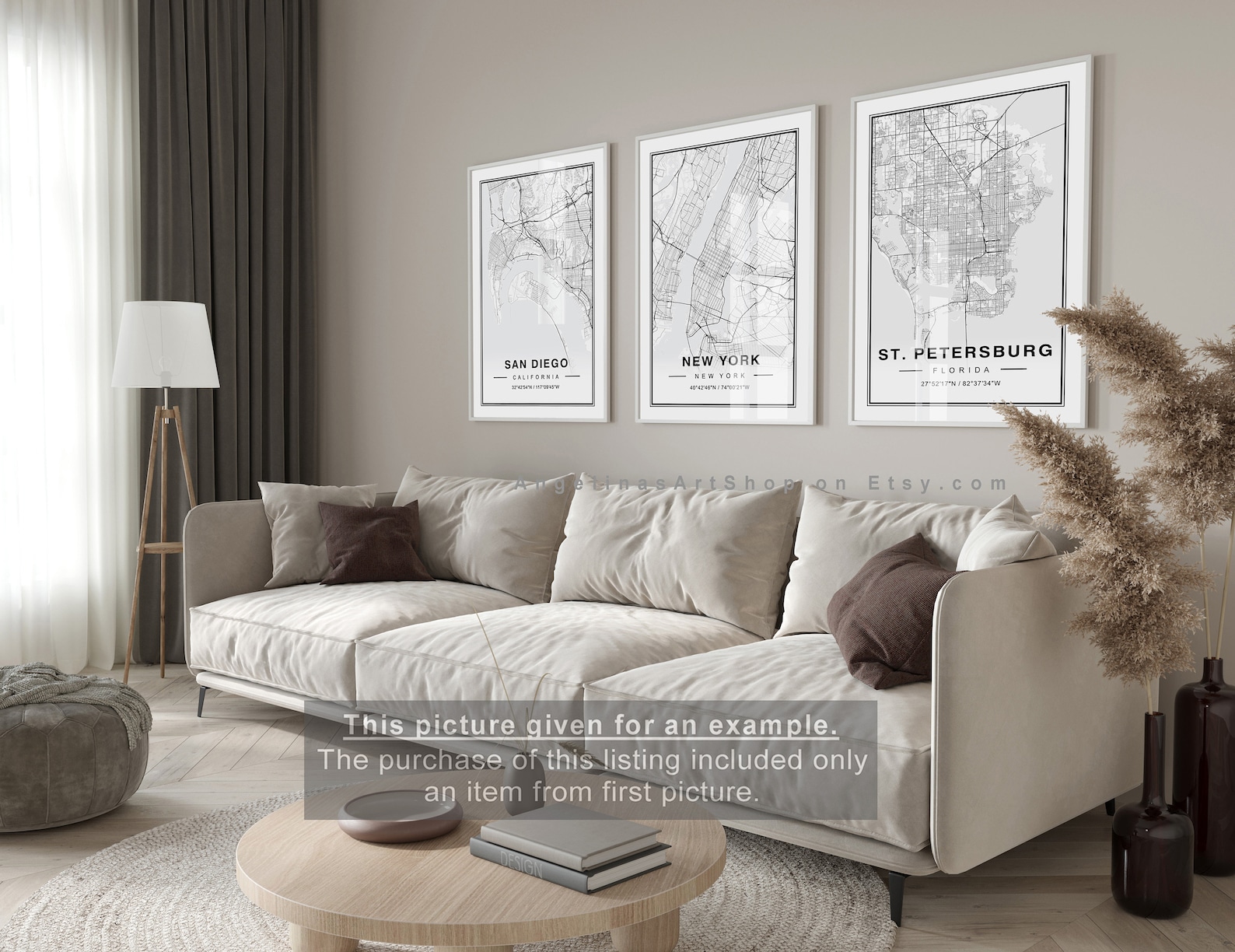 Custom Map Custom City Map Custom City Map Poster Map | Etsy