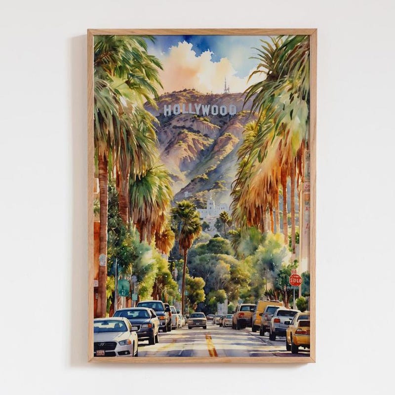 Hollywood Sign - Etsy