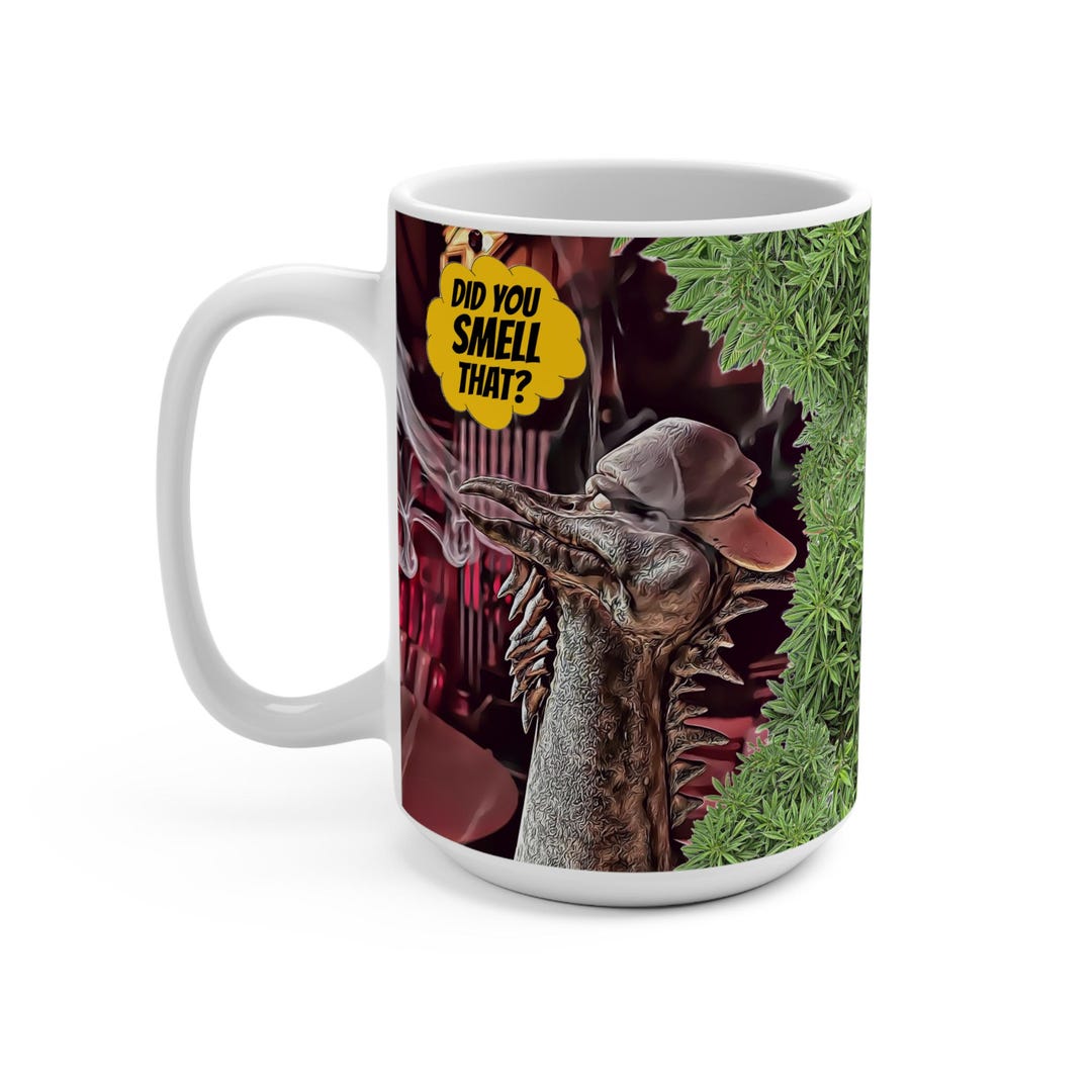 Did You Smell That Kooky Dragon Funny Mug 15oz Whimsical Original Art ...