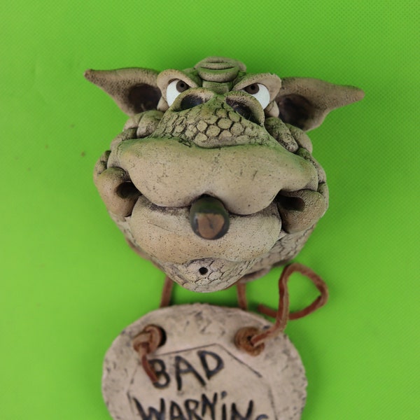 Monster Warning Sign - Etsy