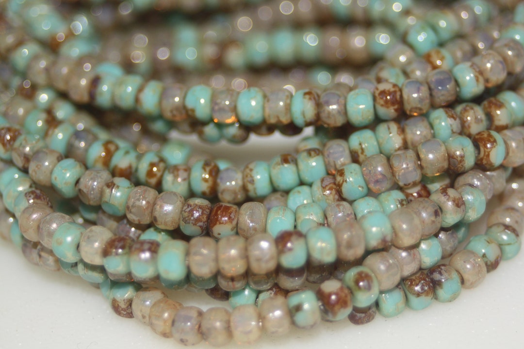 Czech Glass Beads, Trica Beads, Three Cut Beads, 6/0 Seed Beads, 50 ...