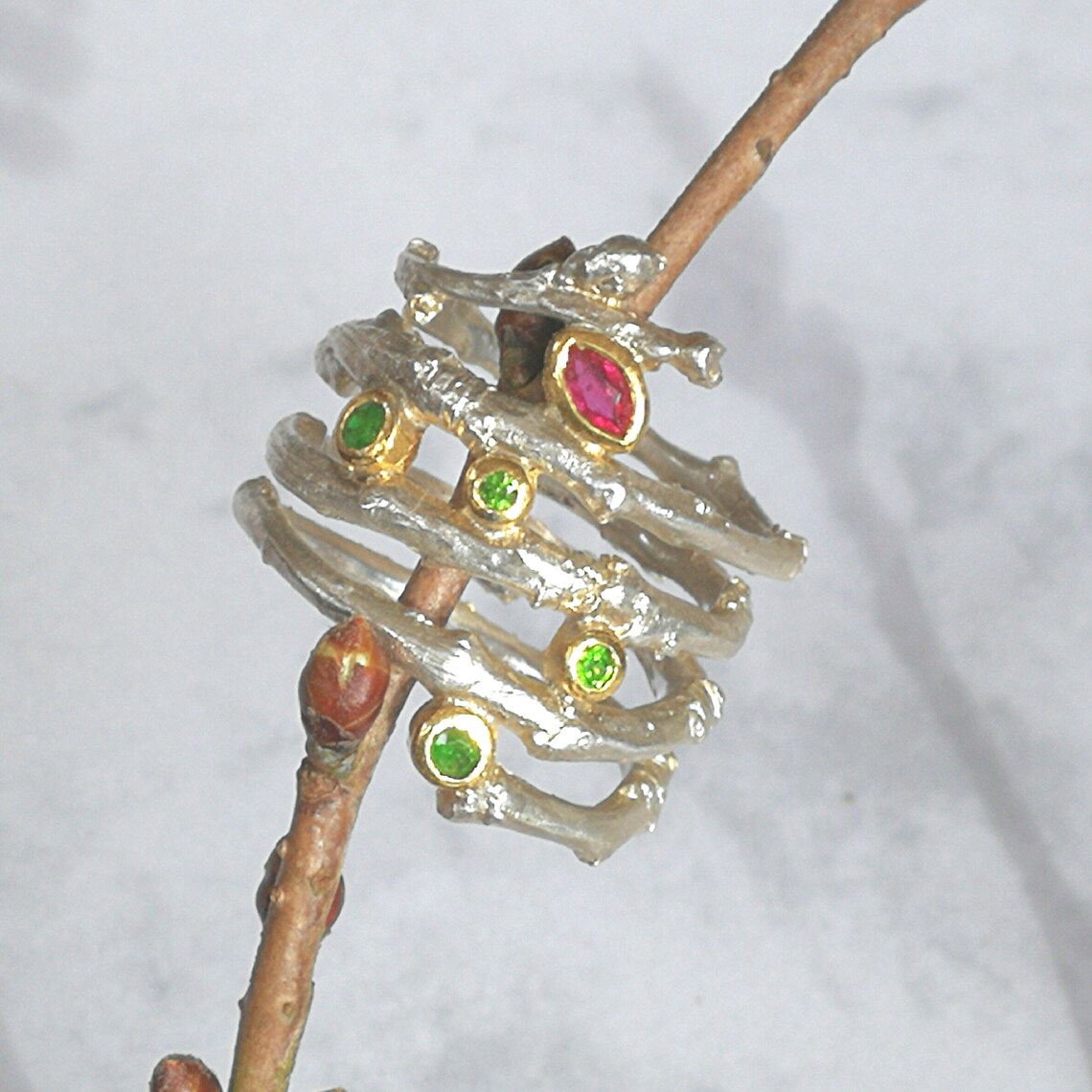 Cherry Branch Barbara Branch Colorful Stones - Etsy