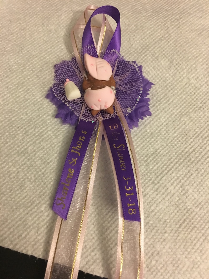 Girl Baby Shower Capias - Etsy