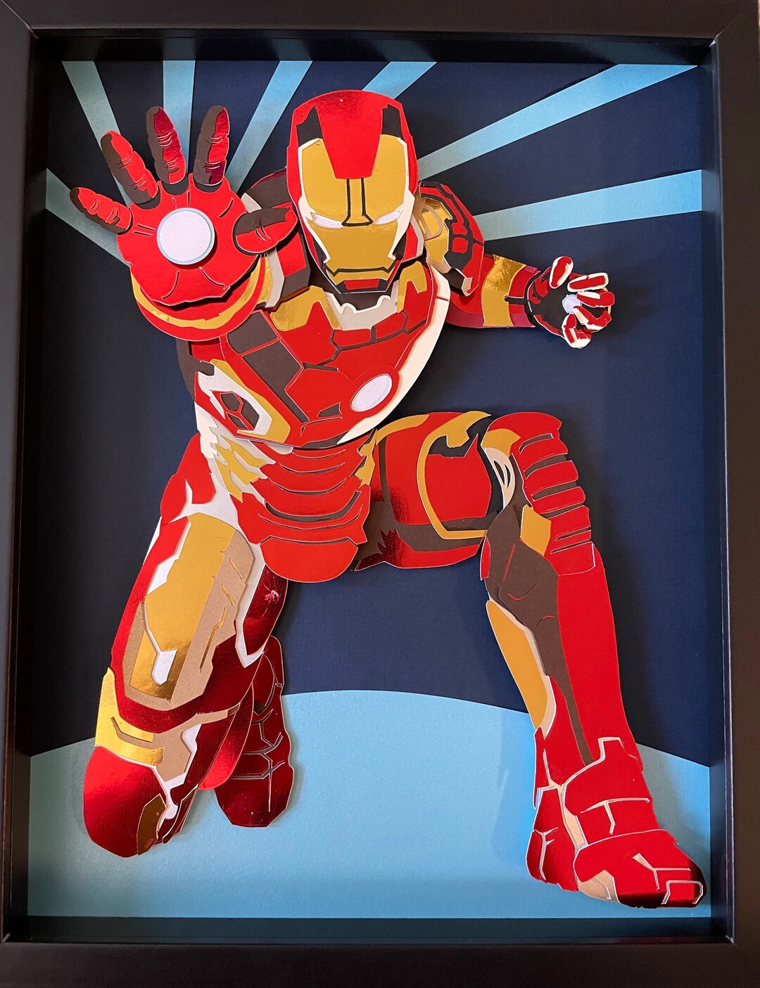 Iron Man 11x14 Shadowbox - Etsy