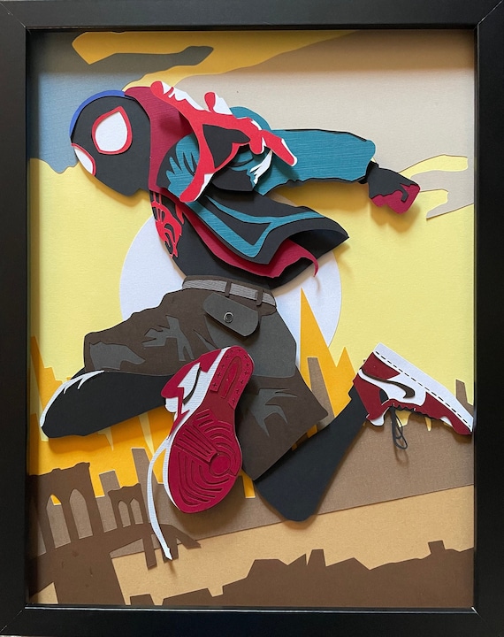 Miles Morales 11x14 Shadowbox - Etsy