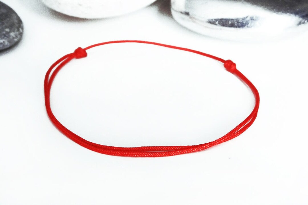 Bracelet KABBALE cordon ROUGE LE fil rouge Bijou protection porte ...