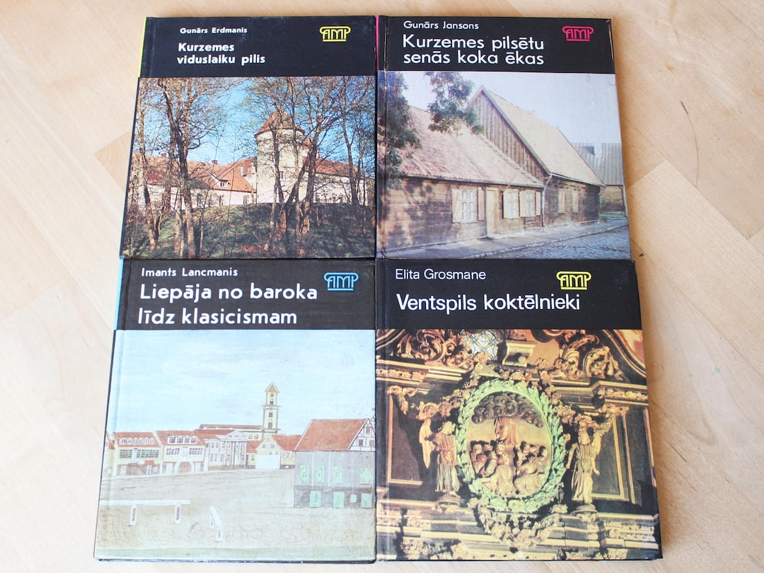 LATVIAN ARCHITECTURE Book Vintage/ Latvian Art and Architecture Books ...
