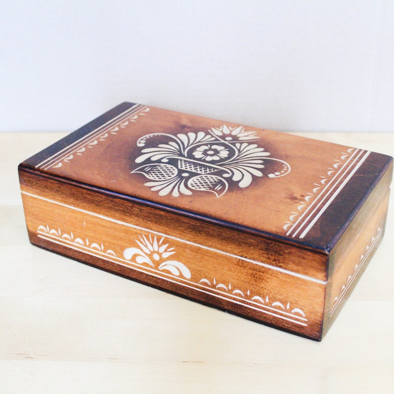 Carved Russian Box - Etsy