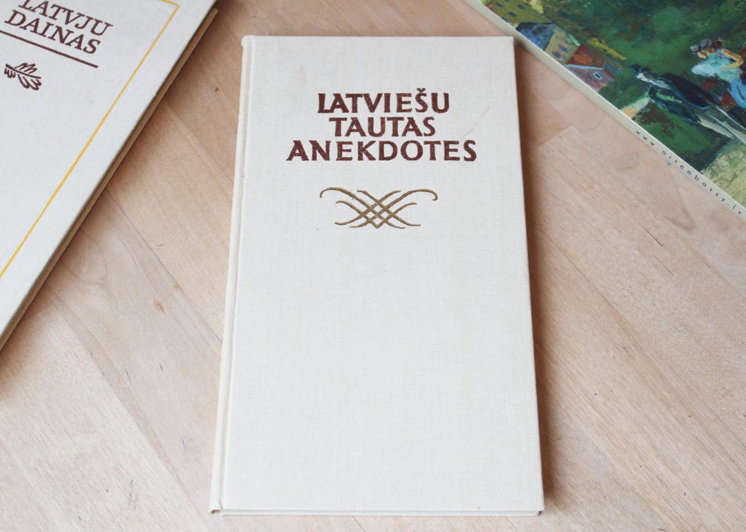 LATVIEŠU TAUTAS ANEKDOTES Book Vintage/ Latvian Folk Anecdotes With ...