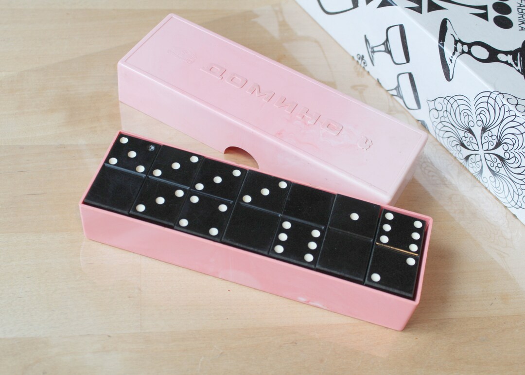DOMINO GAME Russian Vintage/ Board Game Domino/ Russian Table Game ...