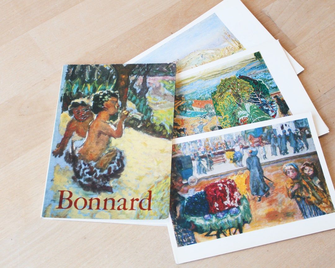 PIERRE BONNARD_ART CARDS Vintage/ 16 Art Cards With Paintings of Pierre ...