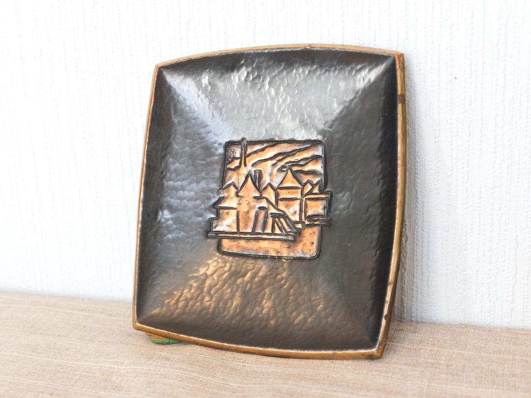 EMBOSSED METAL Plaque Vintage/ Wall Decoration, Embossed Metal Plaque ...