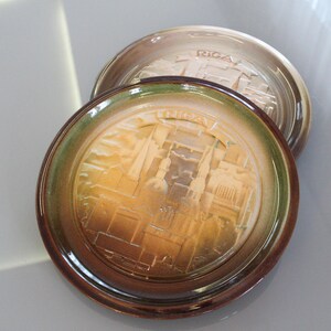 RIGA_WALL PLATE Vintage/ Ceramic Wall Plate With Old Riga View/ Latvian ...