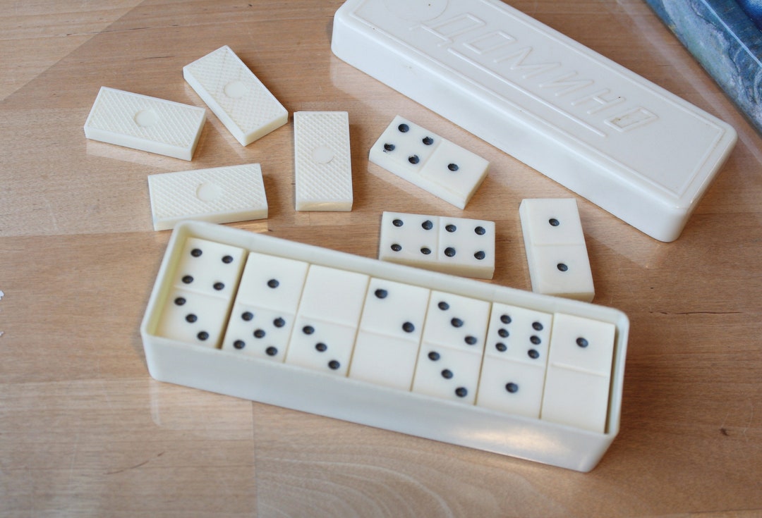 DOMINO GAME Russian Vintage/ Board Game Domino/ Russian Table Game ...