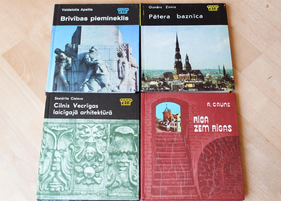 RĪGAS ARHITEKTŪRA Book Vintage/ Old Riga Architecture Books/ Latvian ...