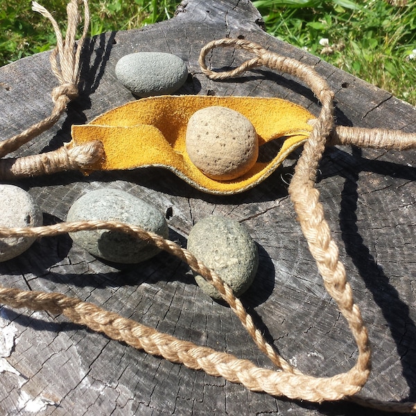 Stone Sling - Etsy
