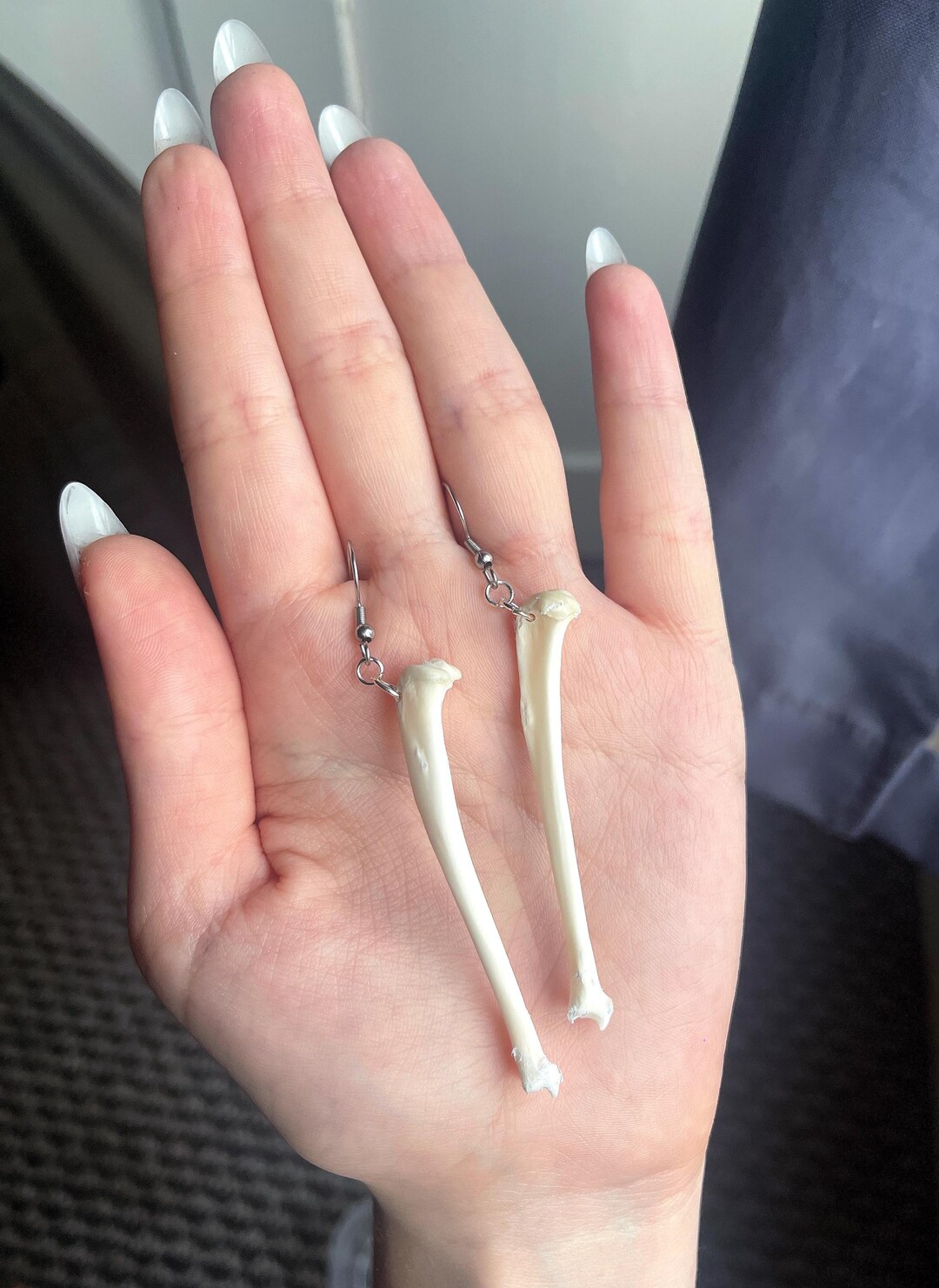 Ethically Sourced Hand Made Squirrel Ulna Bone Earrings! - Etsy