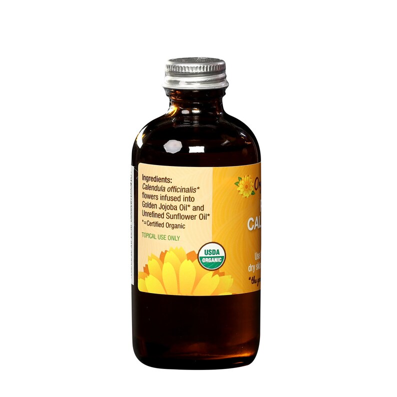 Pure Calendula Infused Oil 8 Oz Organic - Etsy