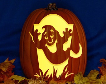 Grinning pumpkin | Etsy