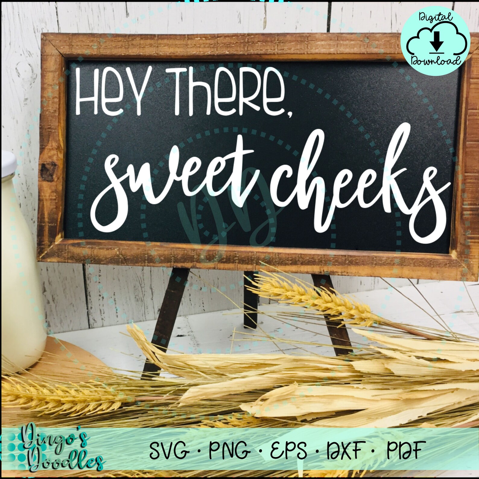 Hey There Sweet Cheeks SVG PNG Bath Sign - Etsy