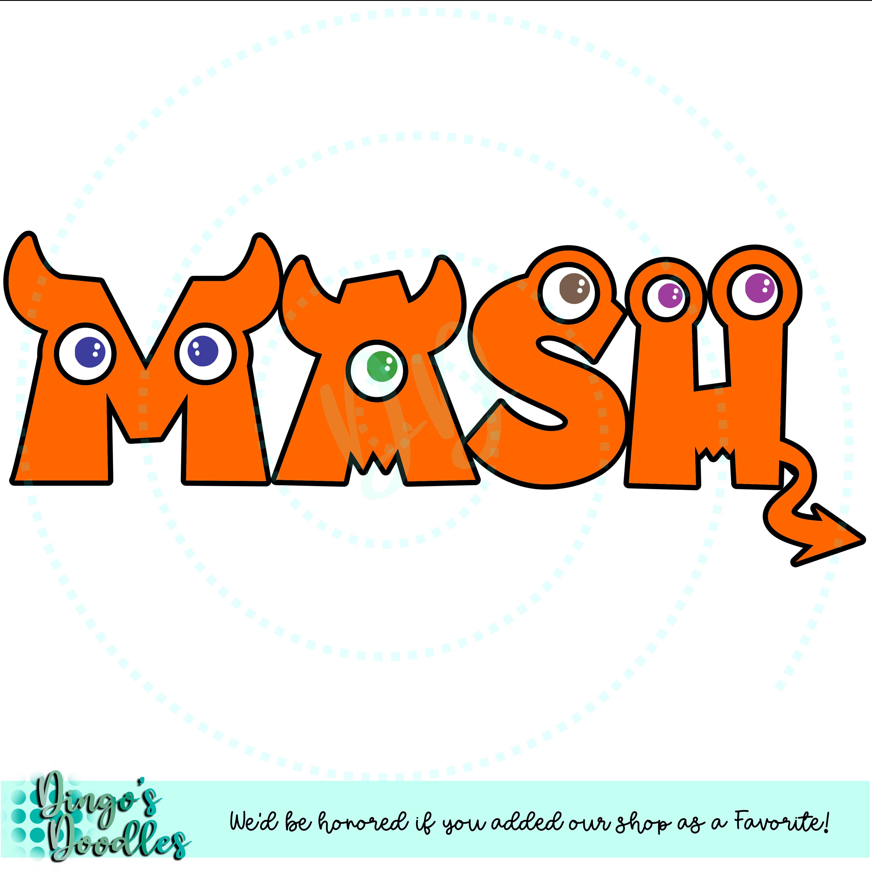 Mash SVG PNG Monster Mash - Etsy