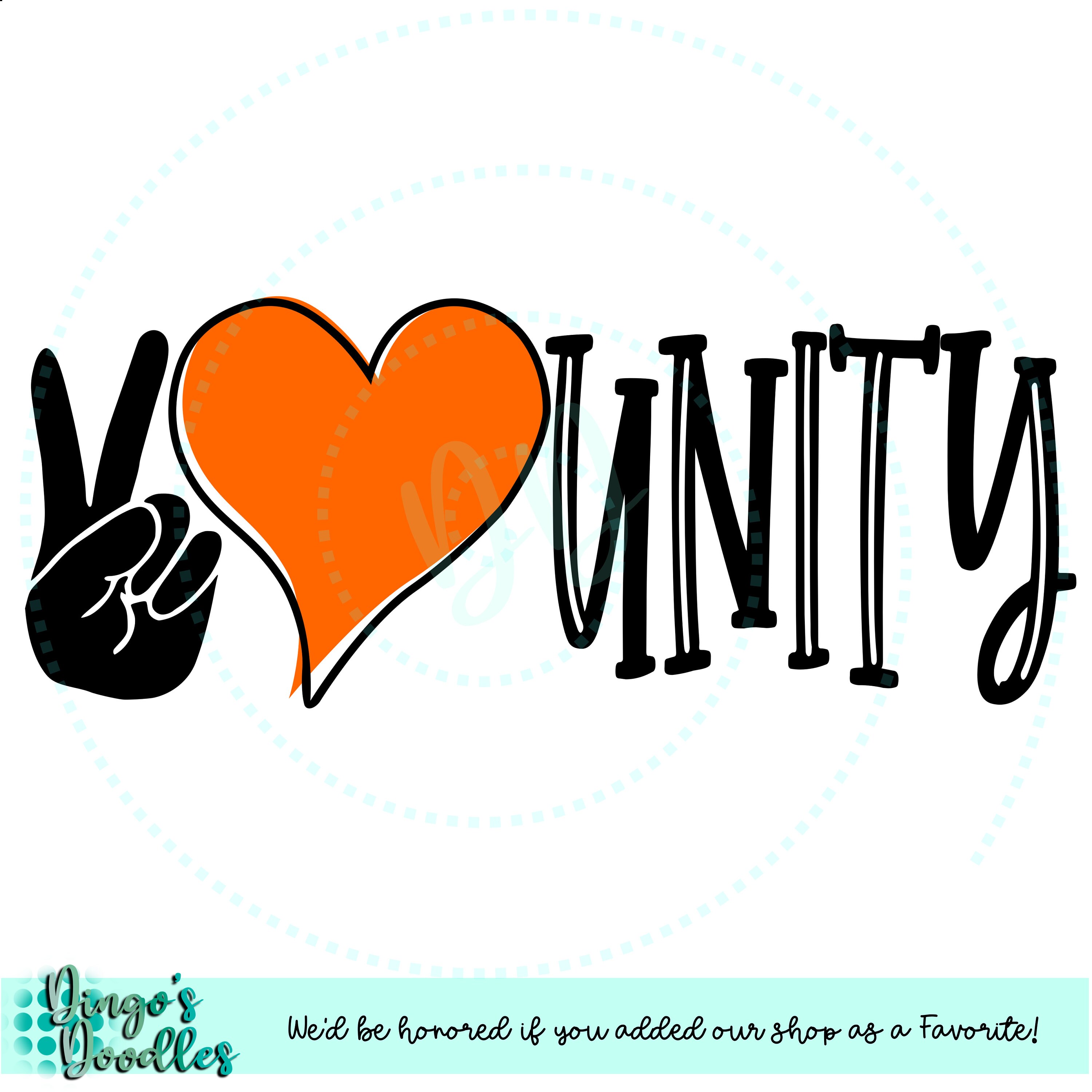 Peace Love Unity SVG PNG Anti-bullying Peacehand Heart - Etsy