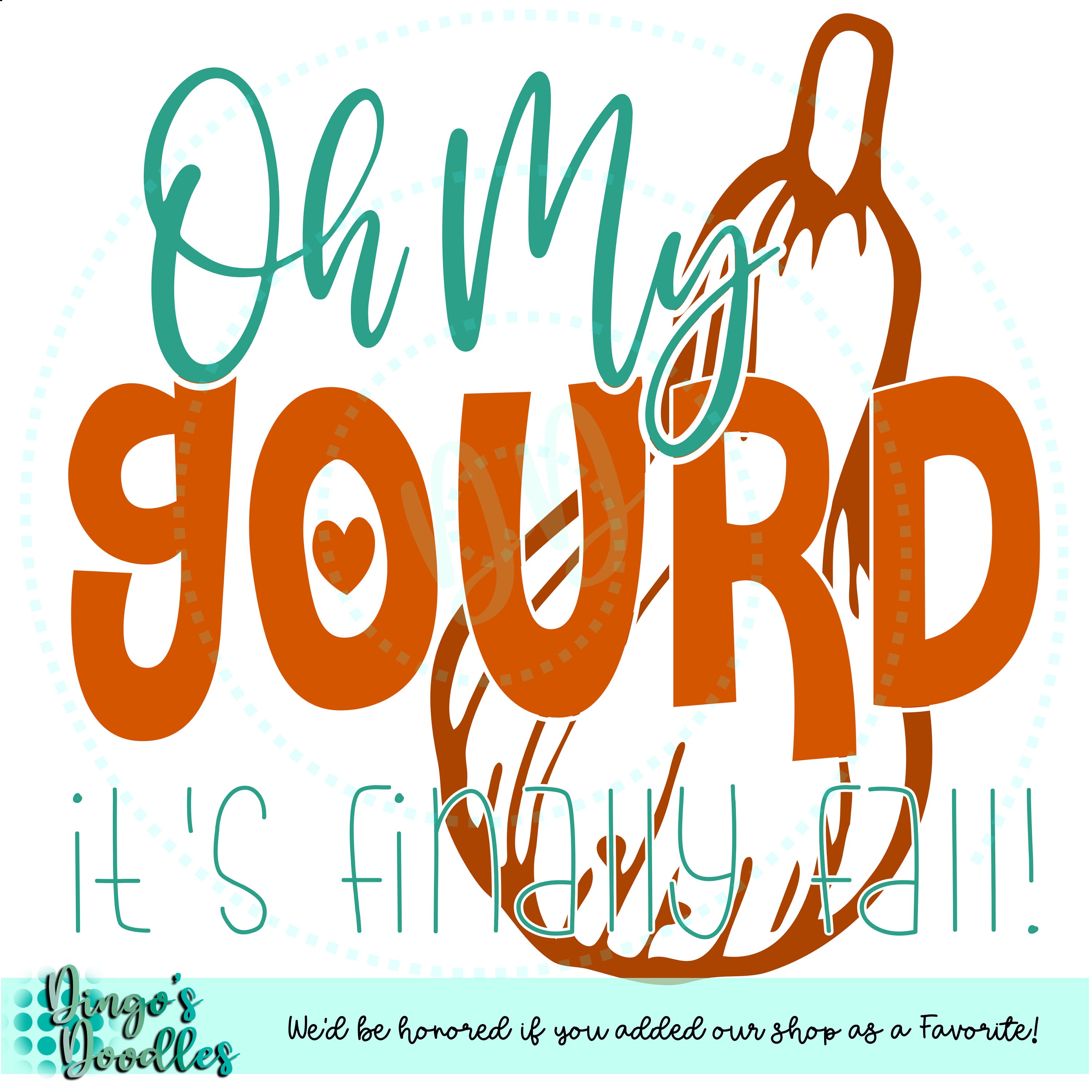 Oh My Gourd It's Finally Fall! SVG PNG - Etsy