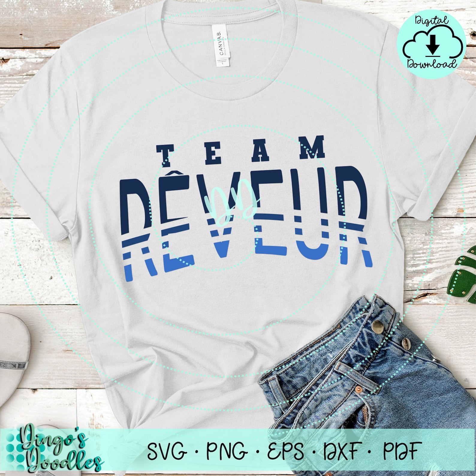 Team Reveur SVG PNG Print Sub Cut Files - Etsy