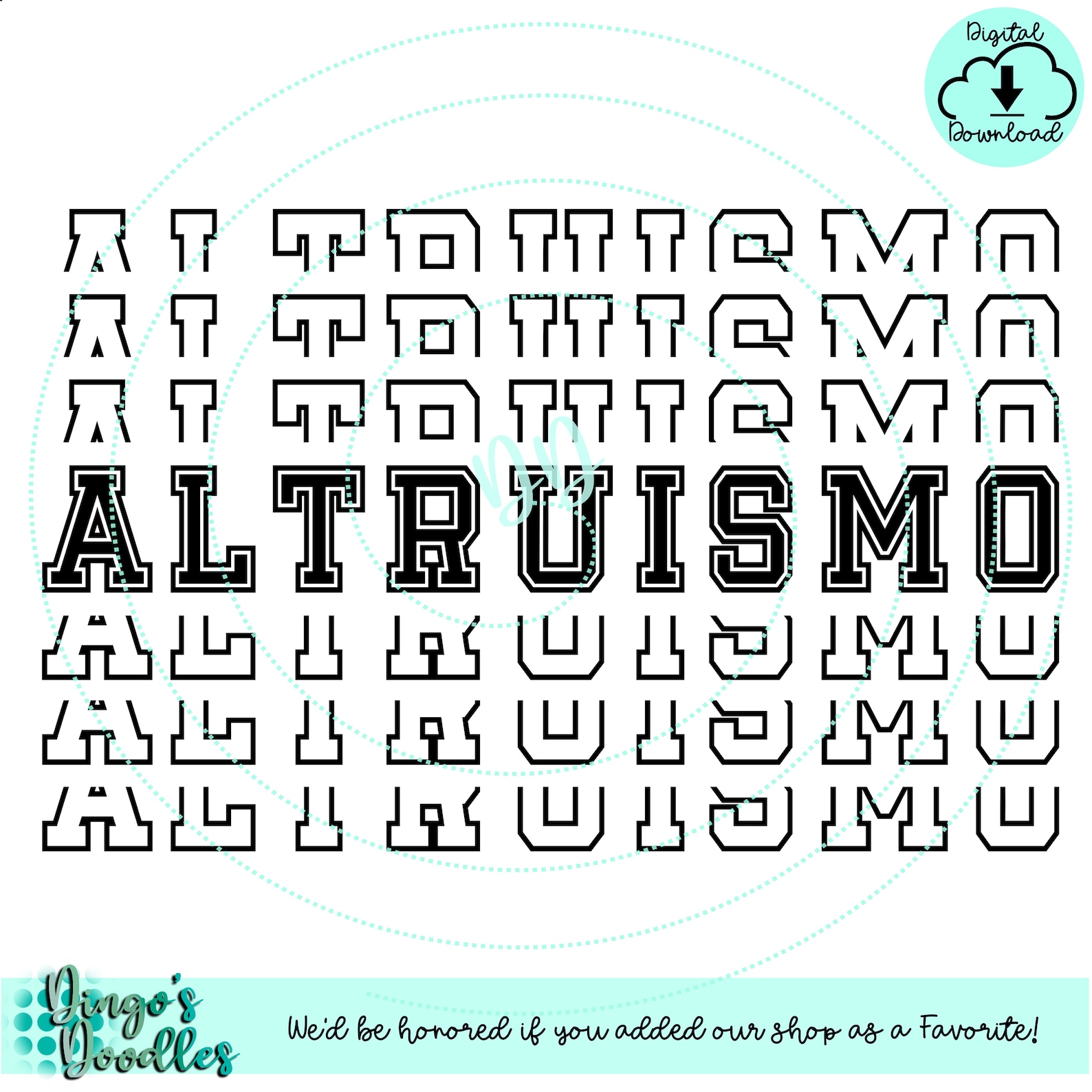 Altruismo House Bundle Set SVG PNG Print Sub Cut Files - Etsy