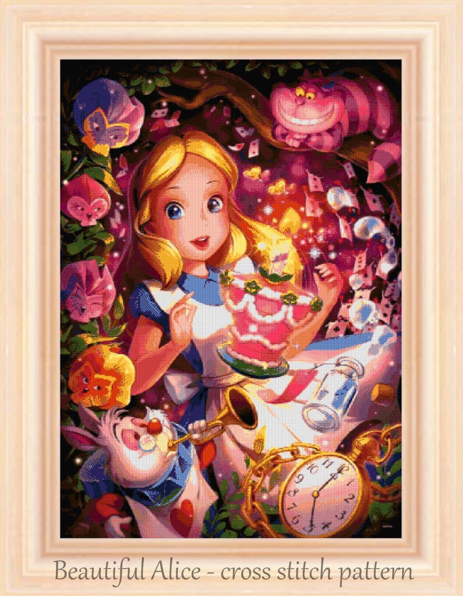 Beautiful Alice Cross Stitch Pattern Alice Cross Stitch - Etsy