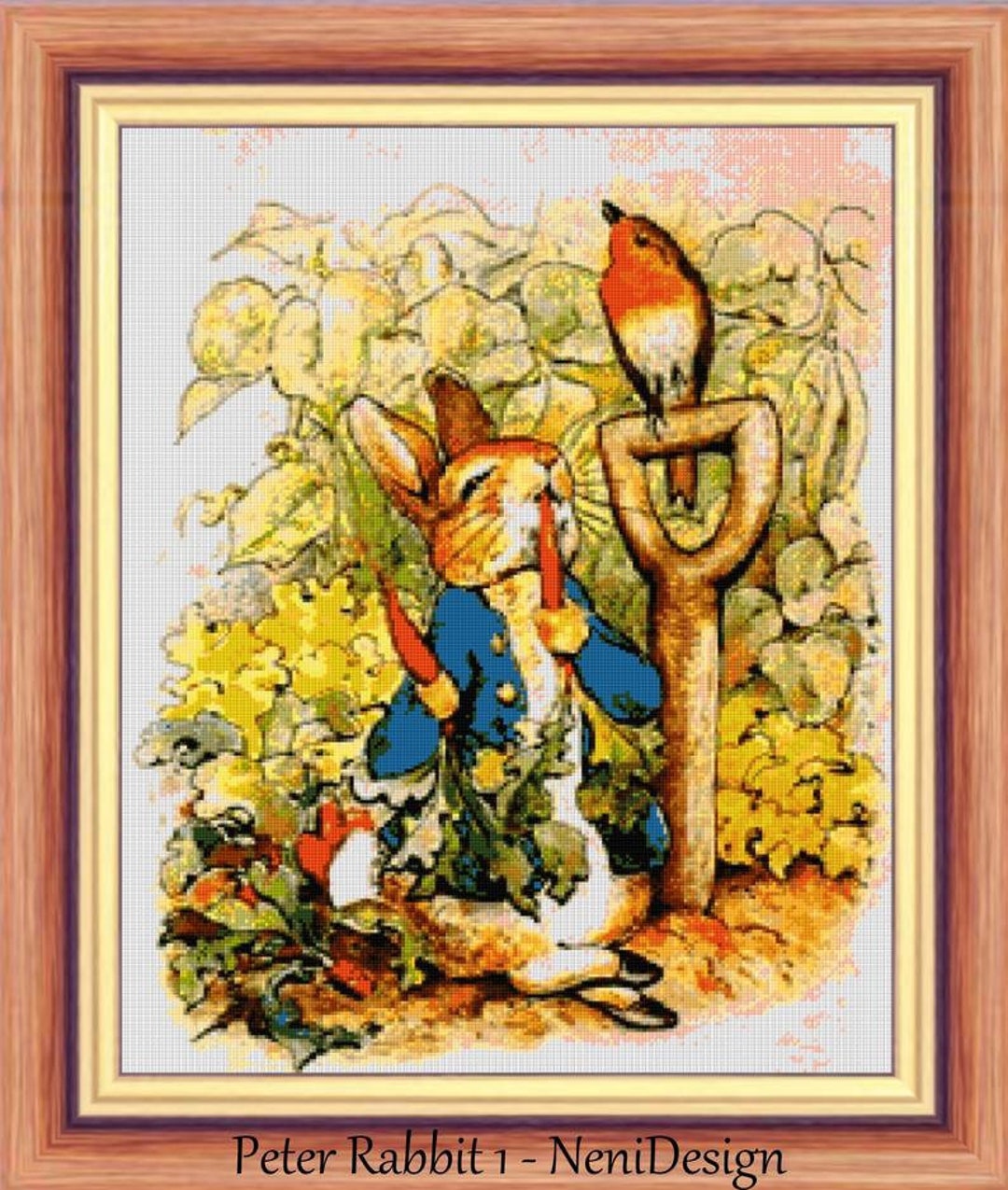 Peter Rabbit 1, Cross Stitch Pattern, Cross Stitch, Peter Rabbit Cross ...