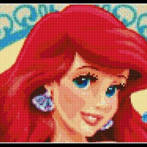 Ariel Cross Stitch Pattern Ariel DIY Ariel Pattern Kids Room Decoration ...