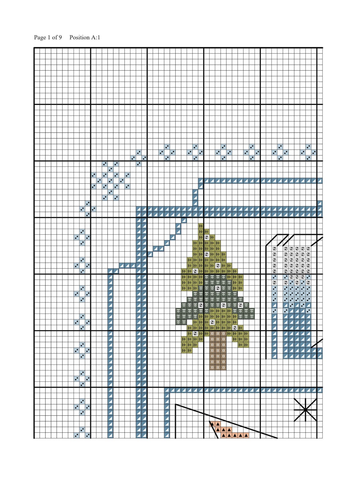 Let It Snow Cross Stitch Pattern Snow Cross Stitch Winter - Etsy