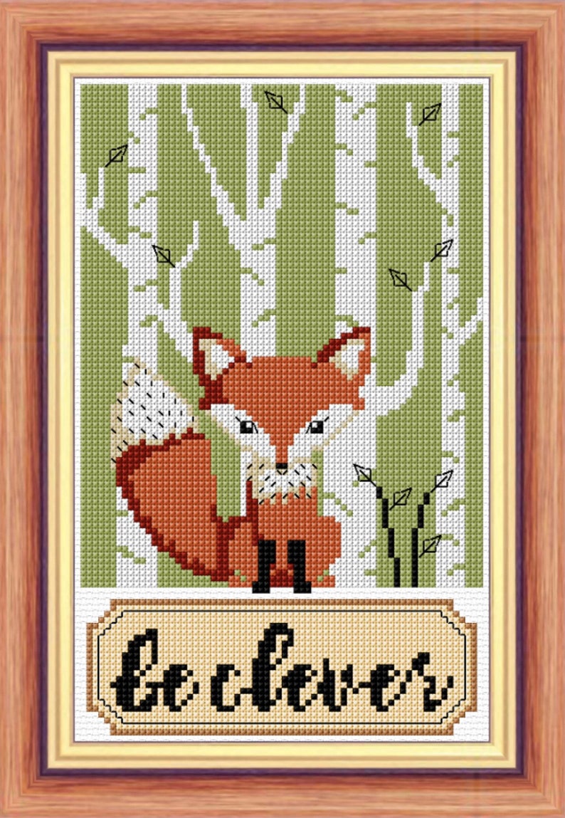 Woodland Animals Set Cross Stitch Pattern Baby Shower Gift - Etsy