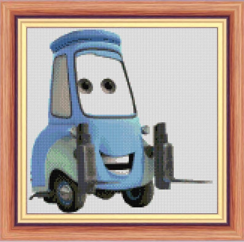 Cars 2 Heroes Cross Stitch Pattern Cars 2 Pattern Cars 2 Cross | Etsy