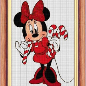 Minnie Mouse Collection Cross Stitch Pattern DIY Minnie Mouse Tale ...