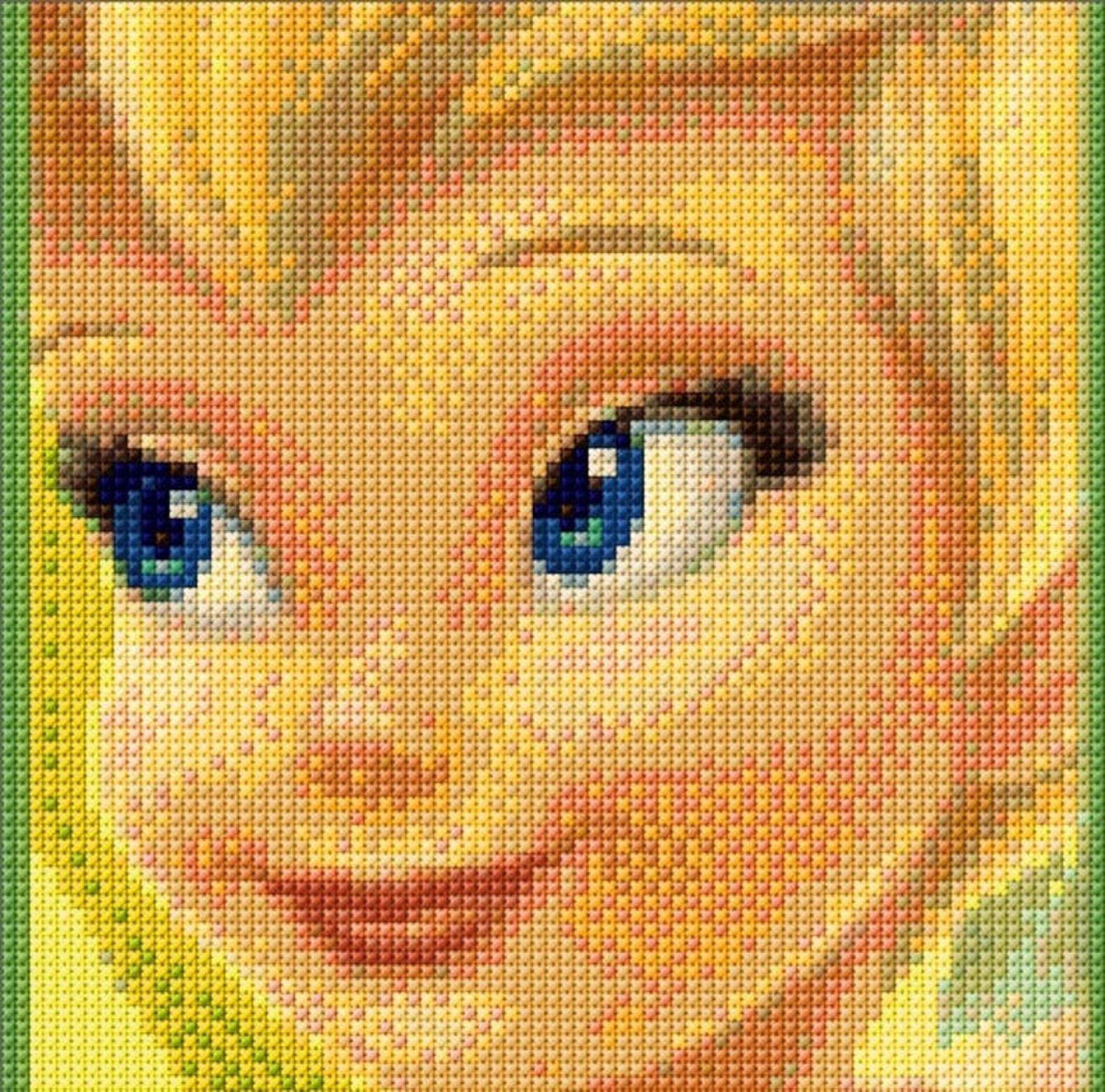 Tinkerbell Portrait Cross Stitch Pattern Tinkerbell Pattern | Etsy
