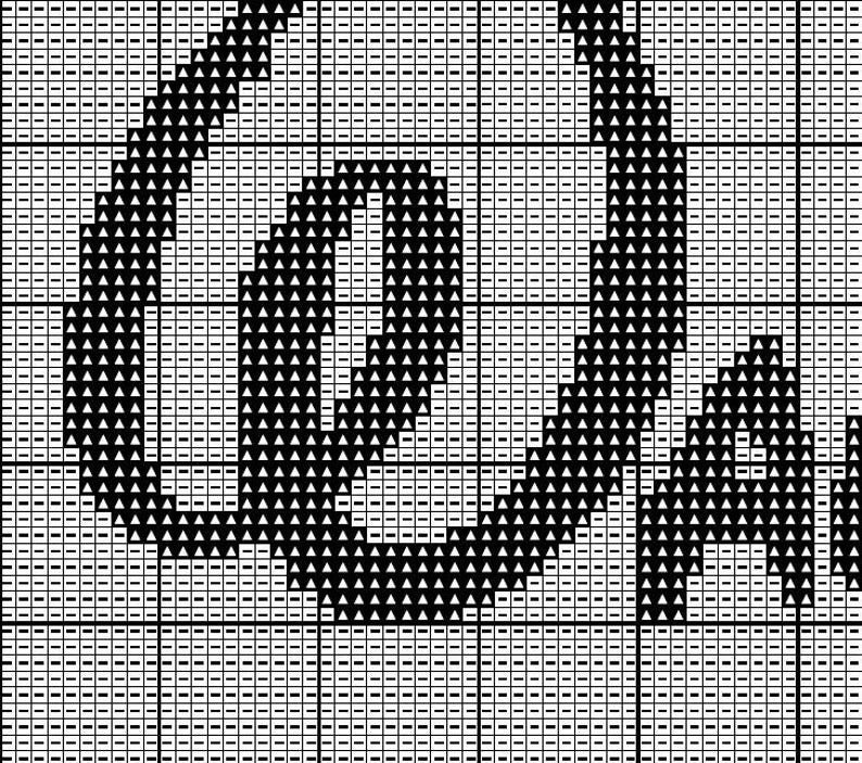 Logo Cross Stitch Pattern Cross Stitch Logo Kids Room - Etsy