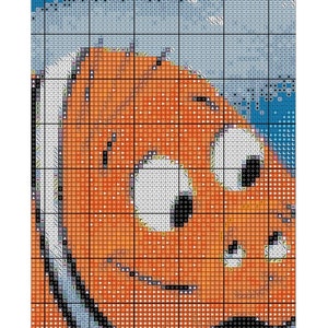 Little Nemo and His Dad Cross Stitch Pattern Nemo Cross Stitch Nemo ...