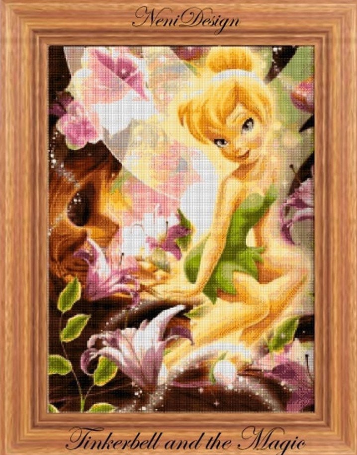 Tinkerbell and the Magic Cross Stitch Pattern Tale Heroes - Etsy