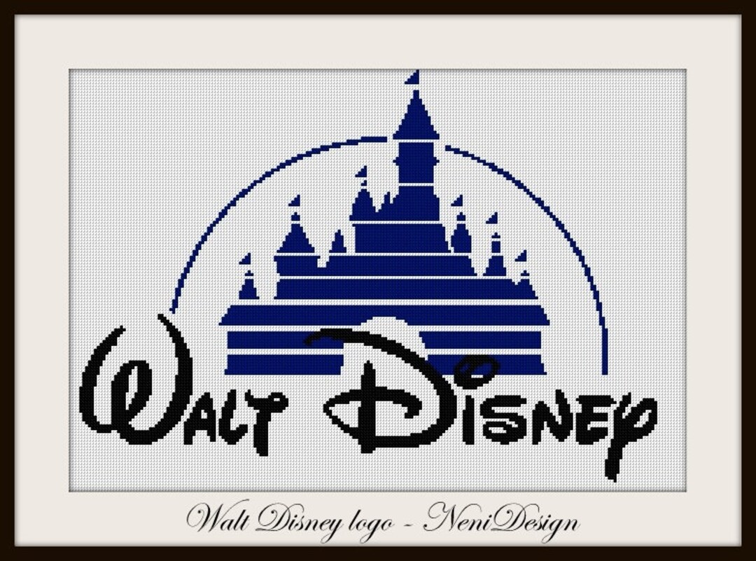 Logo Cross Stitch Pattern Cross Stitch Logo Kids Room Decoration Modern ...