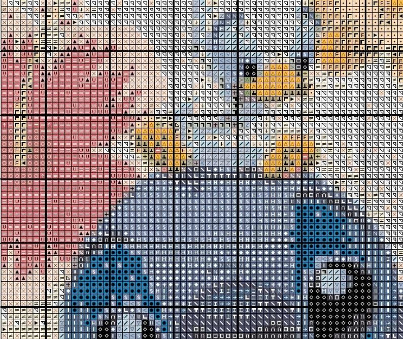 Cute Stitch Cross Stitch Pattern DIY Stitch Cross Stitch Kids - Etsy